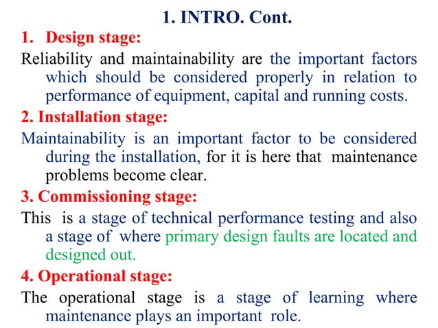 Introduction to machine maintinance and installation | PPT | Needlework ...