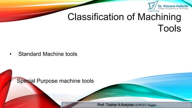 Introduction to machining | PPTX