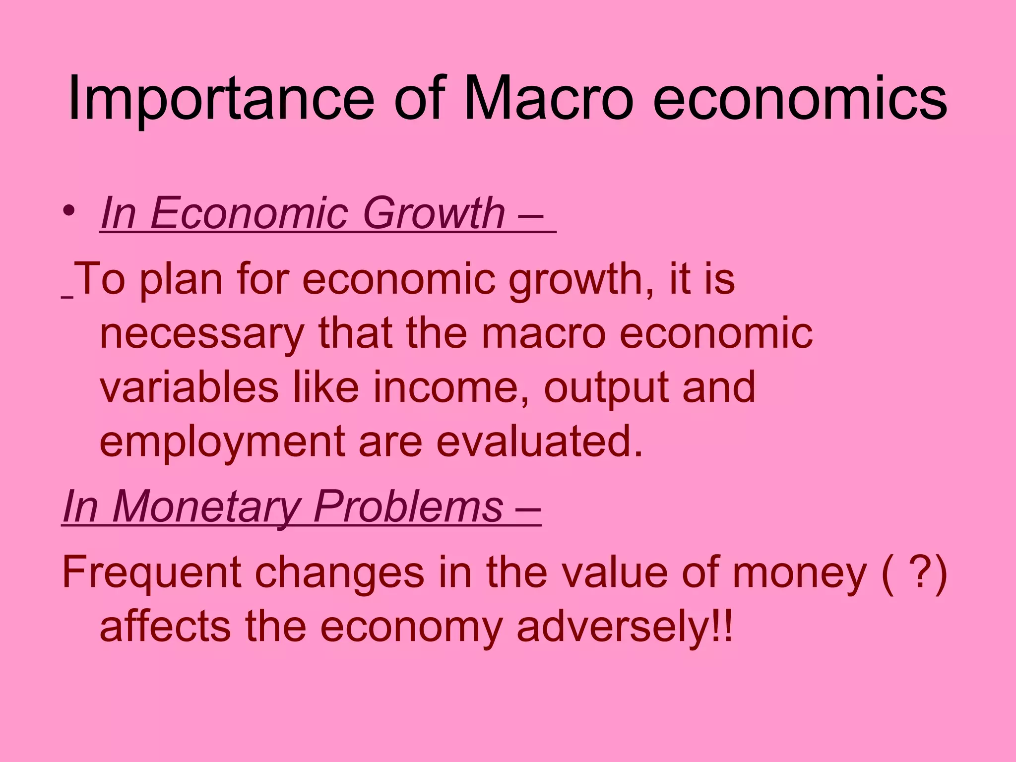 Introduction to macroeconomics | PPT