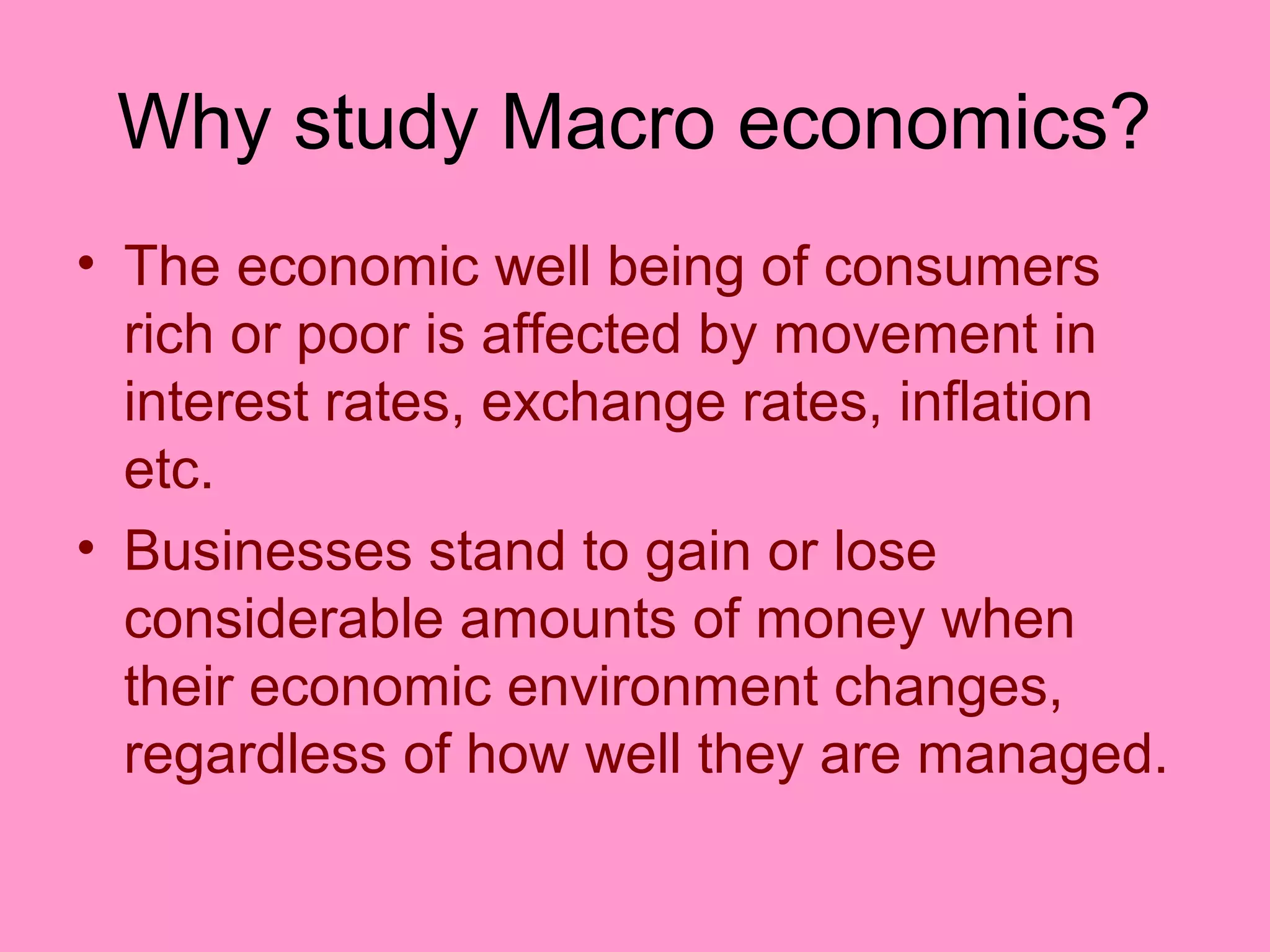 Introduction to macroeconomics | PPT