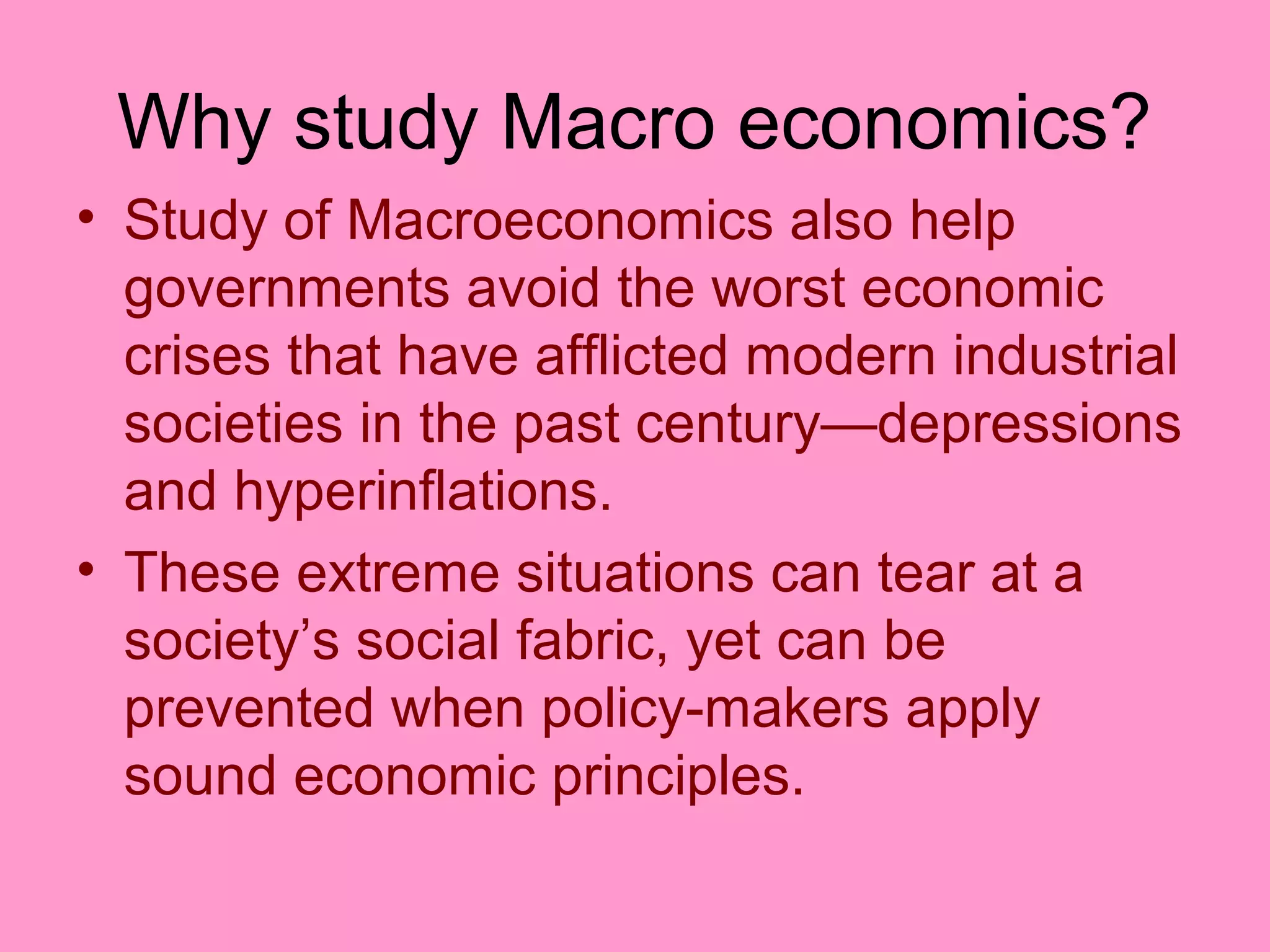 Introduction to macroeconomics | PPT