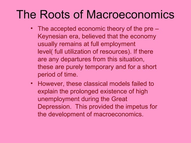 Introduction to macroeconomics | PPT