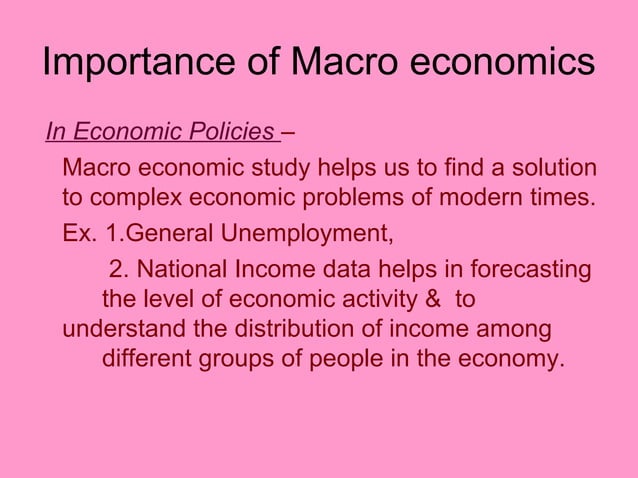 Introduction to macroeconomics | PPT