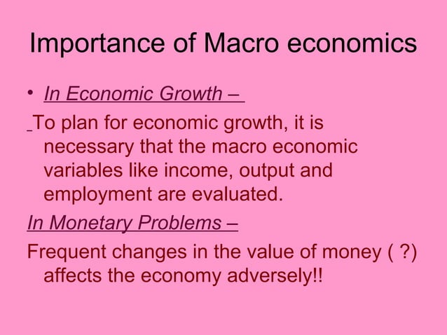 Introduction to macroeconomics | PPT