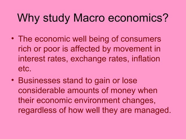 Introduction to macroeconomics | PPT
