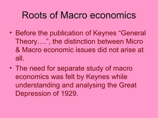 Introduction to macroeconomics | PPT