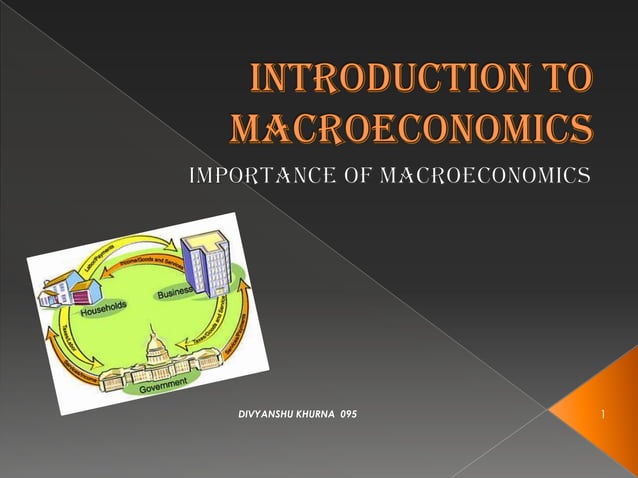 Introduction to macroeconomics | PPTX | Economy | Business and Finance