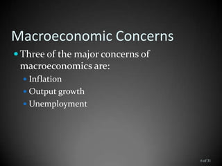Introduction to macro economics | PPTX | Business Accounting & Finance | Business