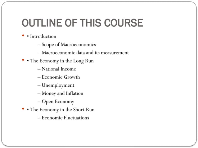 presentation about Introduction to Macroeconomics presentation | PPT