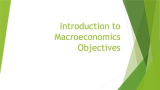 Introduction to Macroeconomics Objectives.pptx