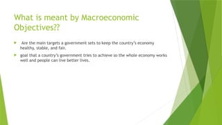 Introduction to Macroeconomics Objectives.pptx