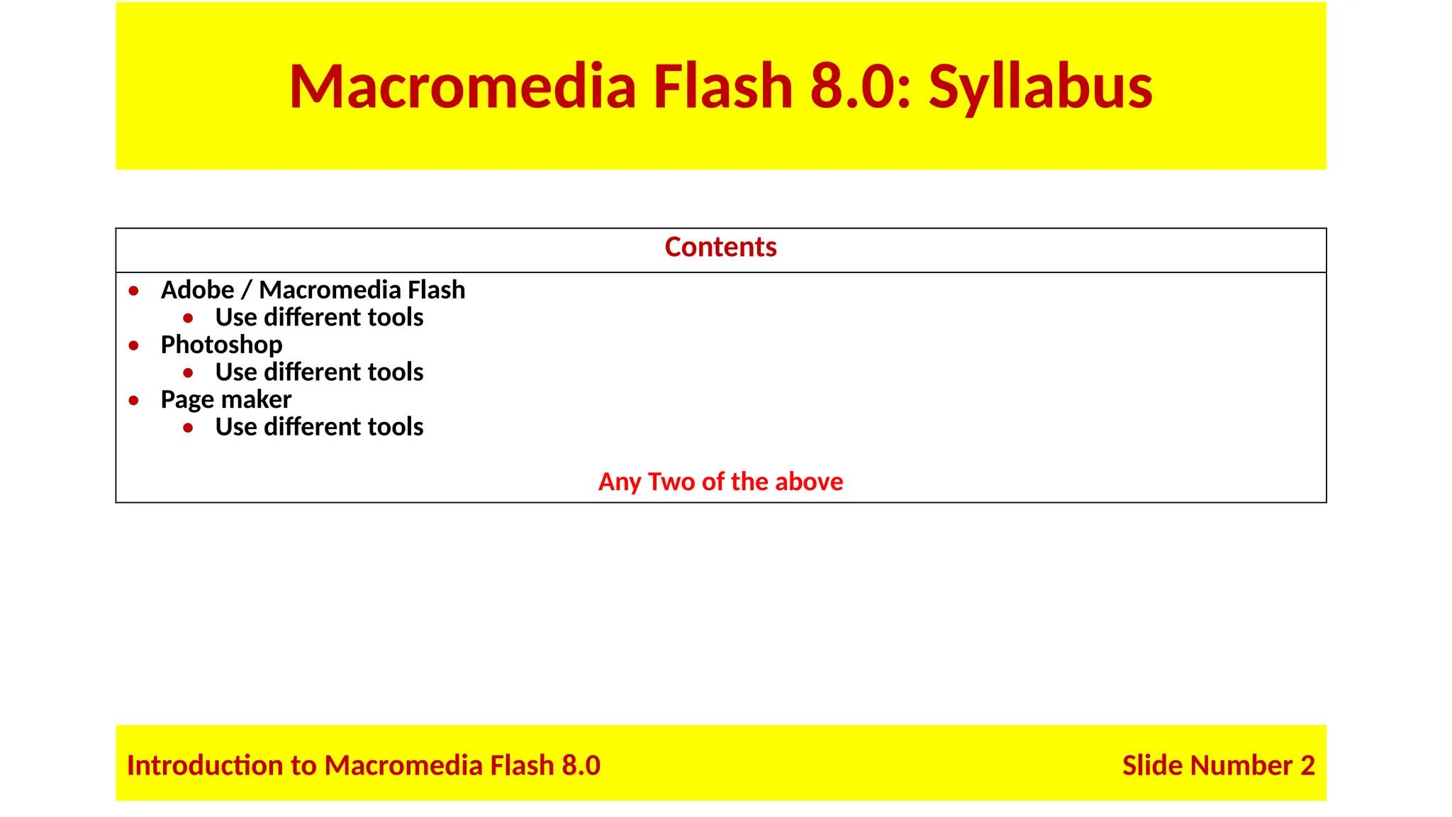 Introduction to Macromedia Flash 8.pptx. | PPTX