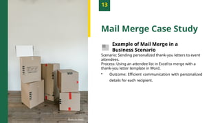 Introduction to Mail-Merge and its uses.pptx