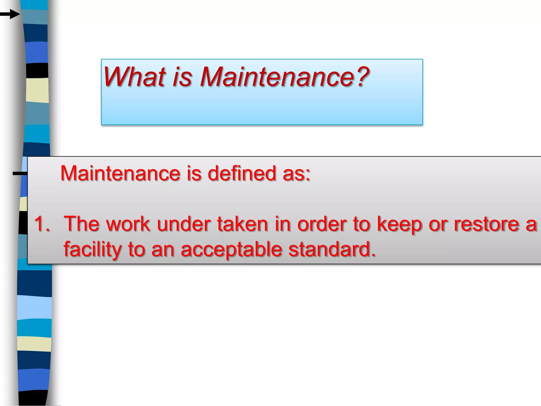 Introduction to maintenance | PDF