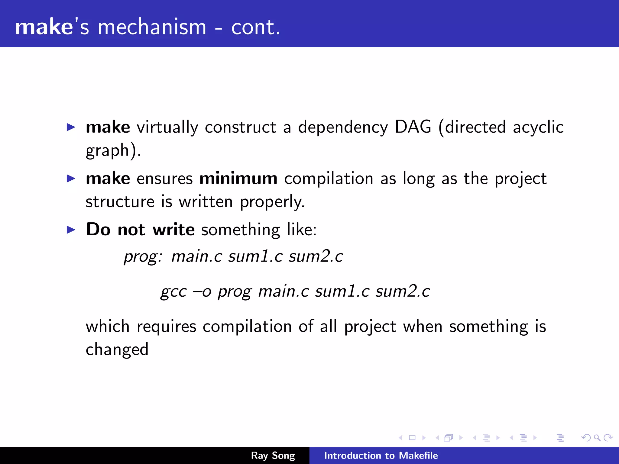 Introduction to makefile | PPT
