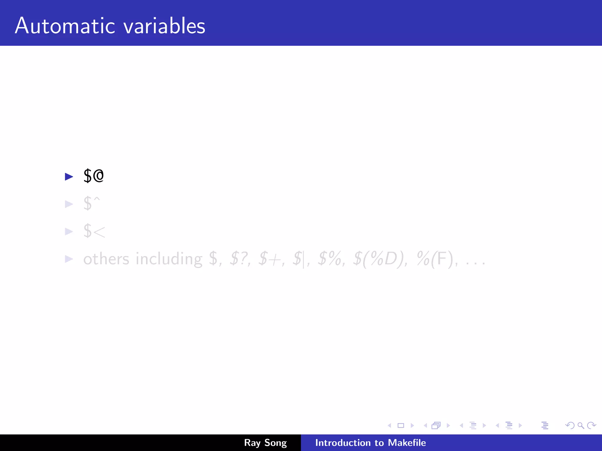 Introduction to makefile | PPT