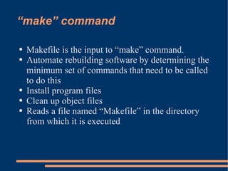 Introduction To Makefile | ODP