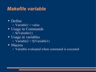 Introduction To Makefile | ODP