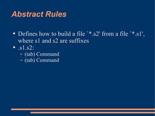 Introduction To Makefile | ODP
