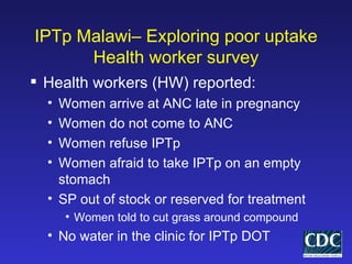 Introduction to malaria in pregnancy | PPT