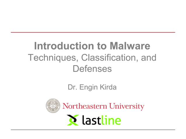 Introduction to Malware - Part 1 | PPT