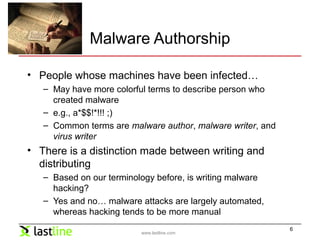 Introduction to Malware - Part 1 | PPT