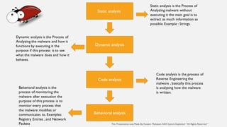 Introduction to Malware analysis | PDF