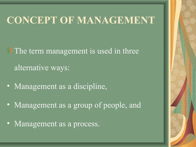 Introduction to Management - Basic concepts & fundamentals (An overview ...
