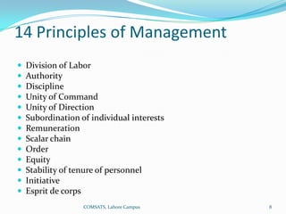 Introduction to management | PPTX