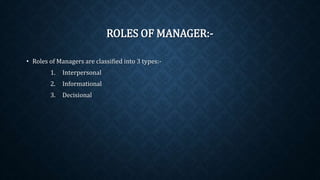 Introduction to management | PPTX