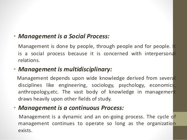 Introduction to management