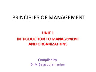 Introduction to management | PDF