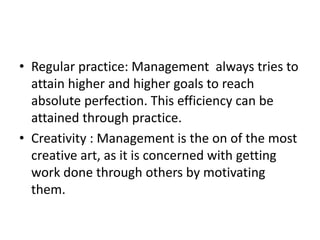 Introduction to management | PPT