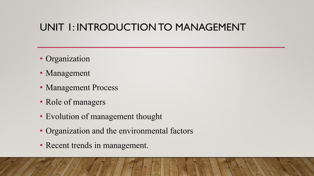 Introduction to management | PDF