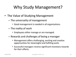 Introduction To Management 1 | PPT