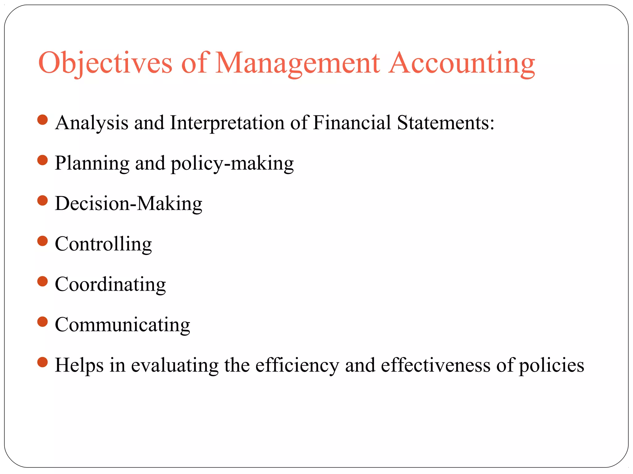 Introduction to management accounting | PPT