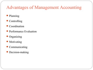 Introduction to management accounting | PPT