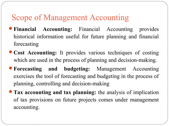 Introduction to management accounting | PPT