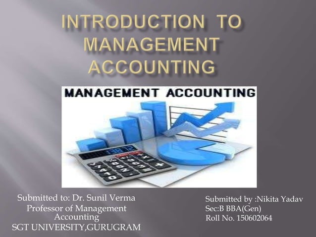 Introduction to management accounting | PPTX