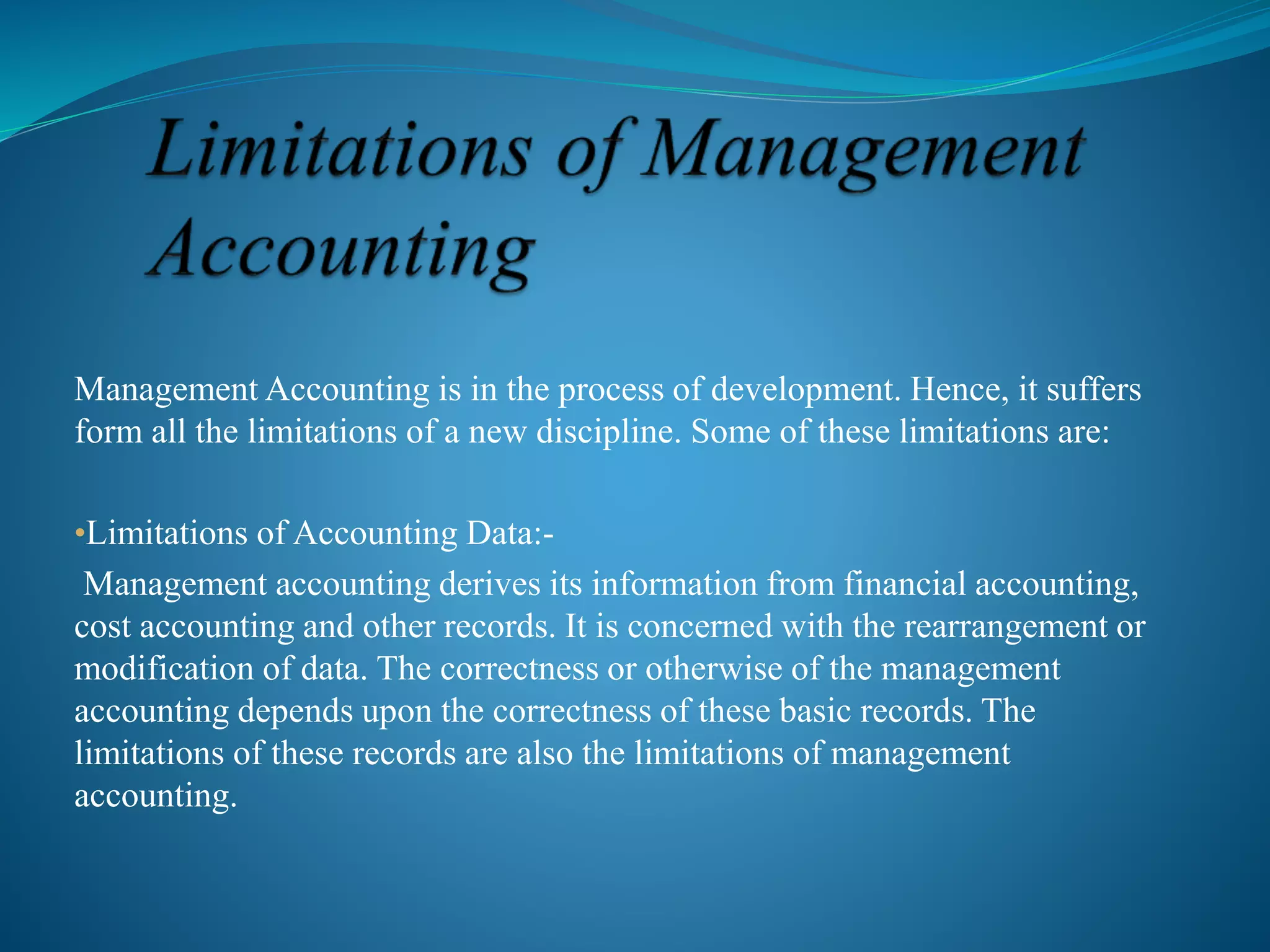 Introduction to management accounting | PPTX
