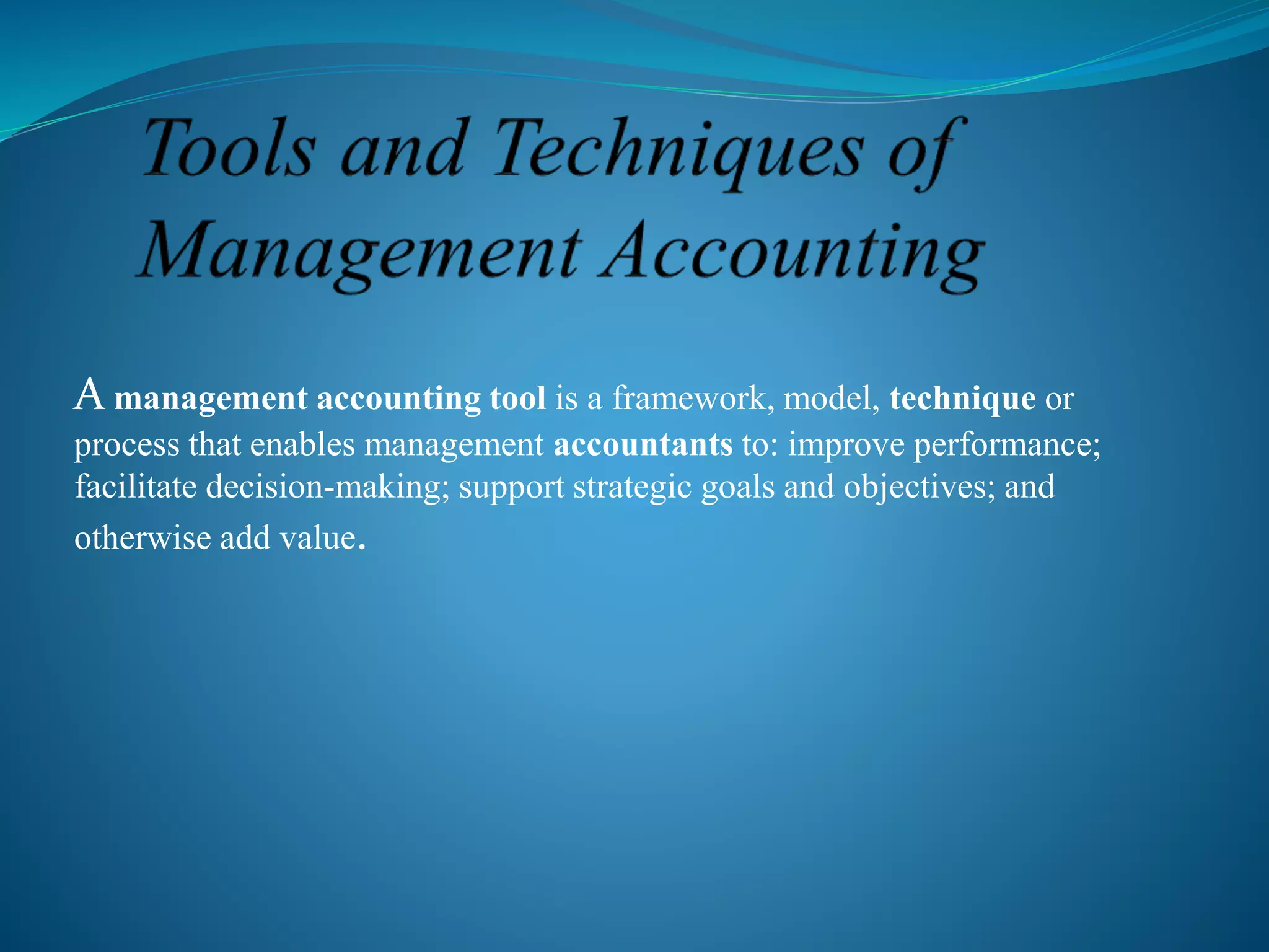 Introduction to management accounting | PPTX