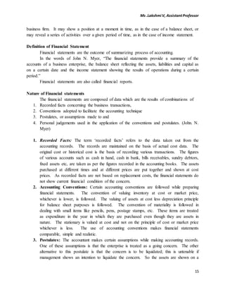 Introduction to management accounting and Financial Statement Analysis ...