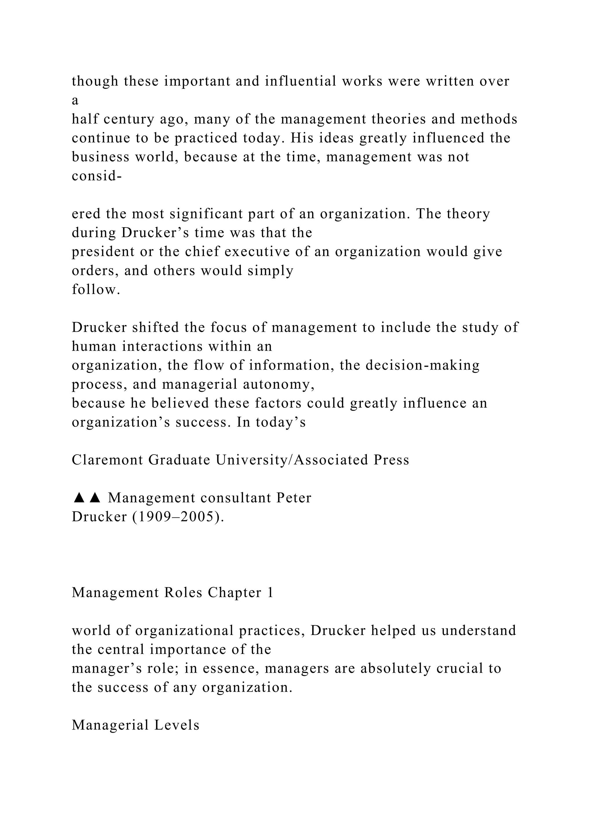Introduction to Management Achieving Form through Functi.docx