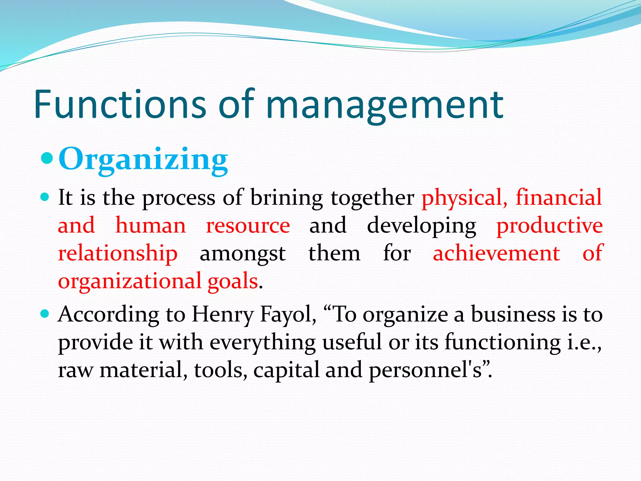 Introduction to management and organization | PPTX