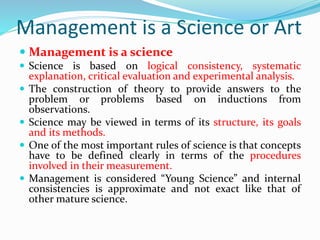 Introduction to management and organization | PPTX