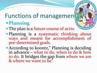 Introduction to management and organization | PPTX