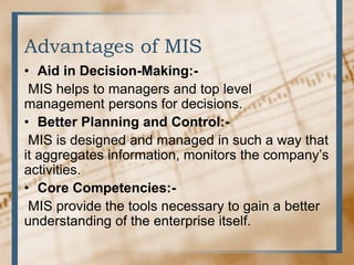Introduction to management information system in costing | PPTX