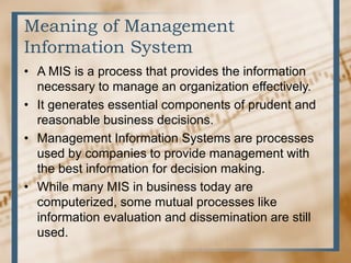 Introduction to management information system in costing | PPT