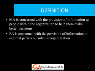 Introduction to managerial accounting | PPT