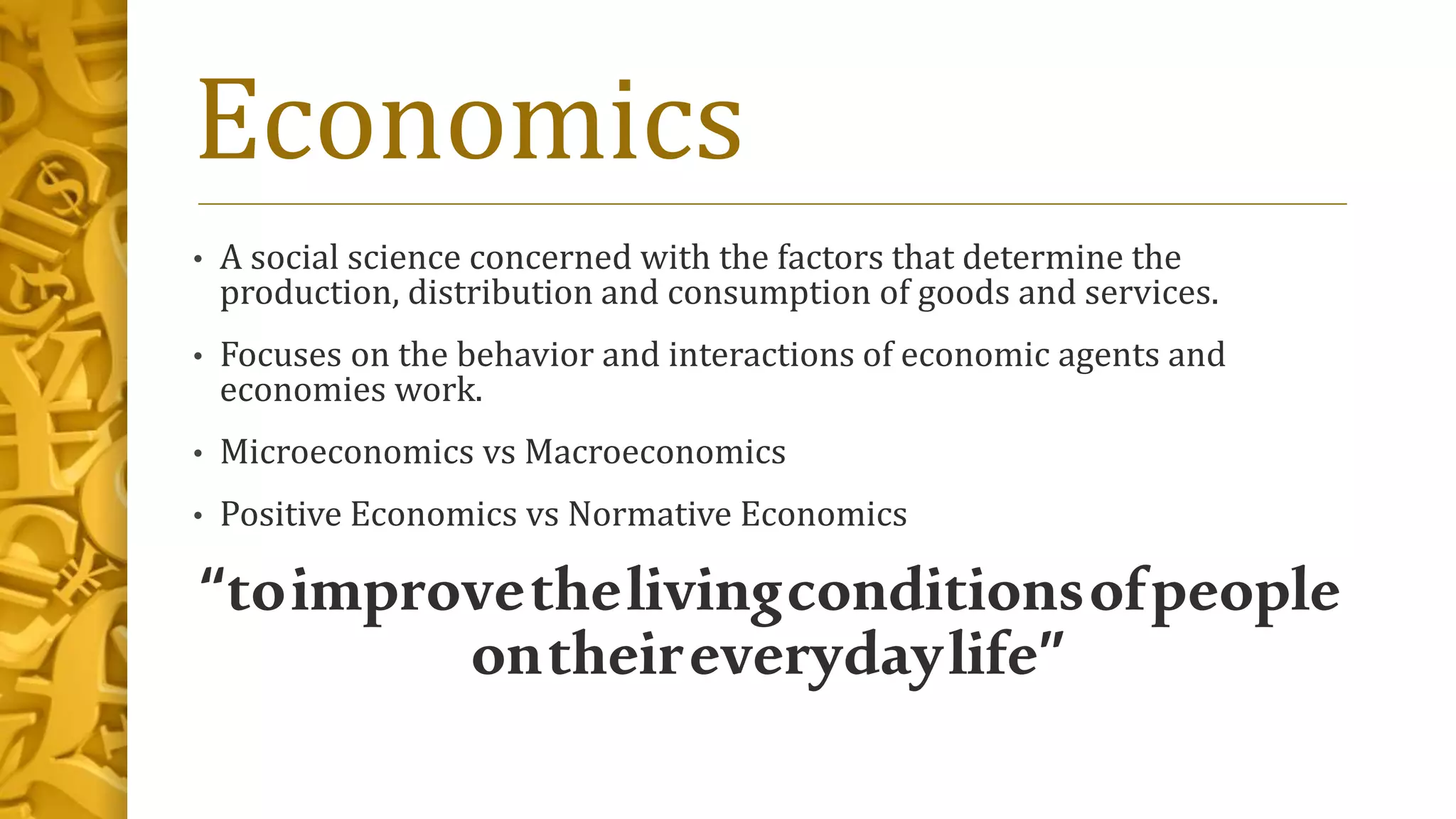 Chapter 1: Introduction to Managerial Economics | PPTX